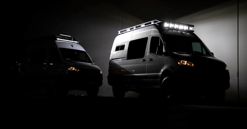 VS30 2019-2023 Mercedes Sprinter Van Vanspeed Dakar Roof Rack Mounts - Northwest-Overland.com