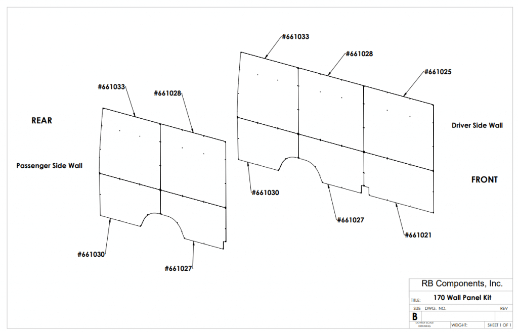 VS30 2019-2023 Mercedes Sprinter Van Wall Liner Kit for High Roof ...