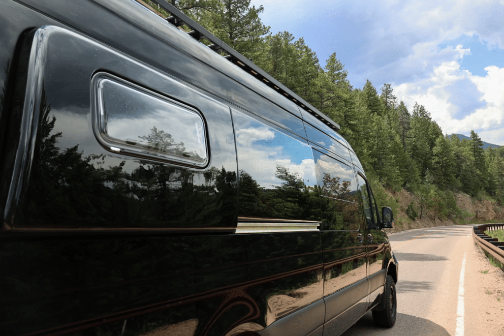 Mercedes Sprinter Van 170" Wheelbase Mega Flare | Arctic Tern | Slider ...