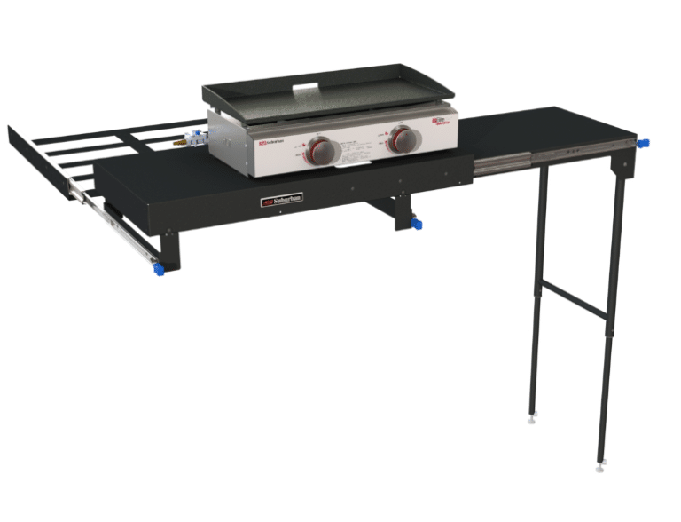 Ford Transit Conversion Van Slide out Kitchen | Griddle Stove ...