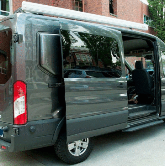 Ford Transit Van 148" Wheelbase Flarespace | Arctic Tern | Slider ...