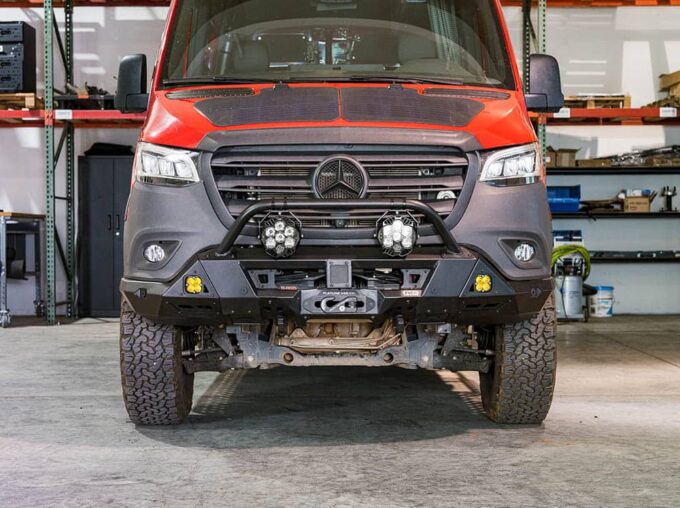 2019-2025 Mercedes Sprinter Van FVC Front Bumper | Winch | Baja Designs ...