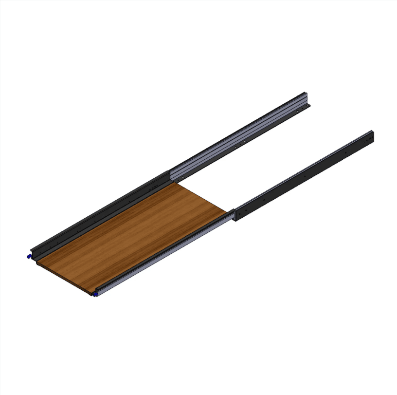 48" DIY SLIDE TRAY KIT for your Conversion Van - northwest-overland.com